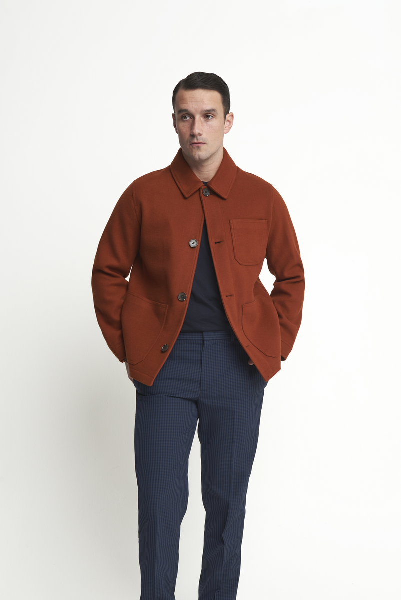 Jacques Shacket Harry Brown Jacket in Rust – Harry Brown Menswear